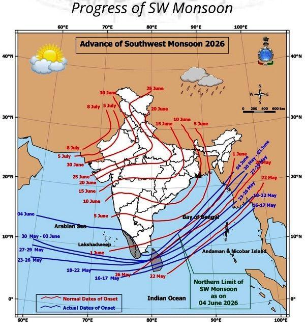 latest update monsoon 2026